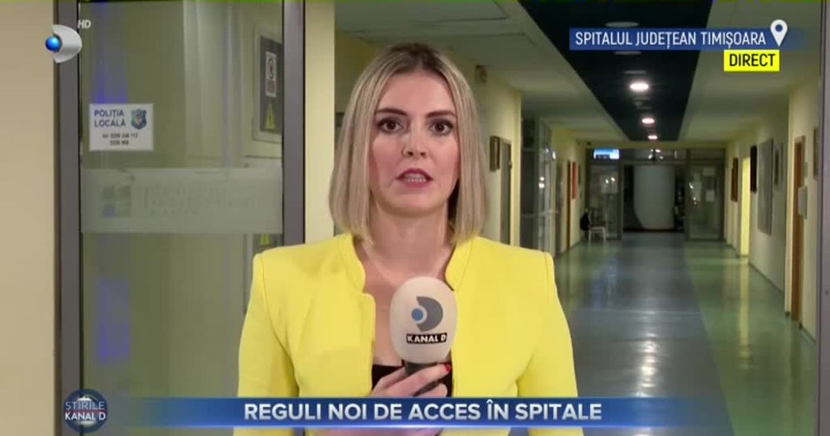 Reguli noi de acces în spitale - Stirile Kanal D