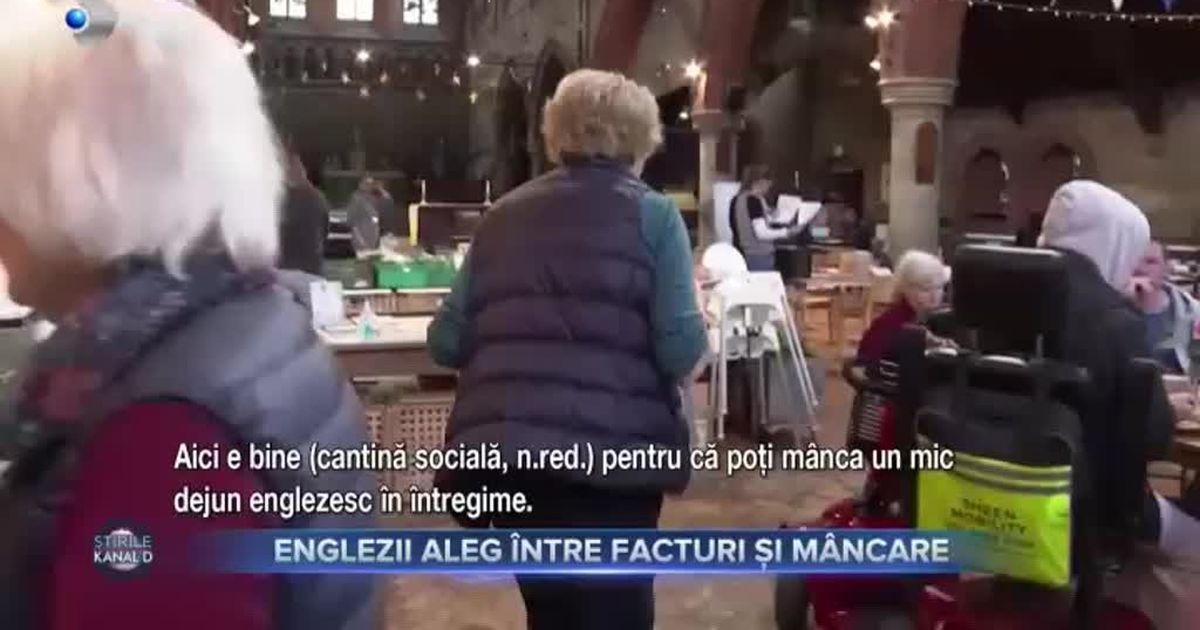 Englezii aleg intre facturi si mancare - Stirile Kanal D