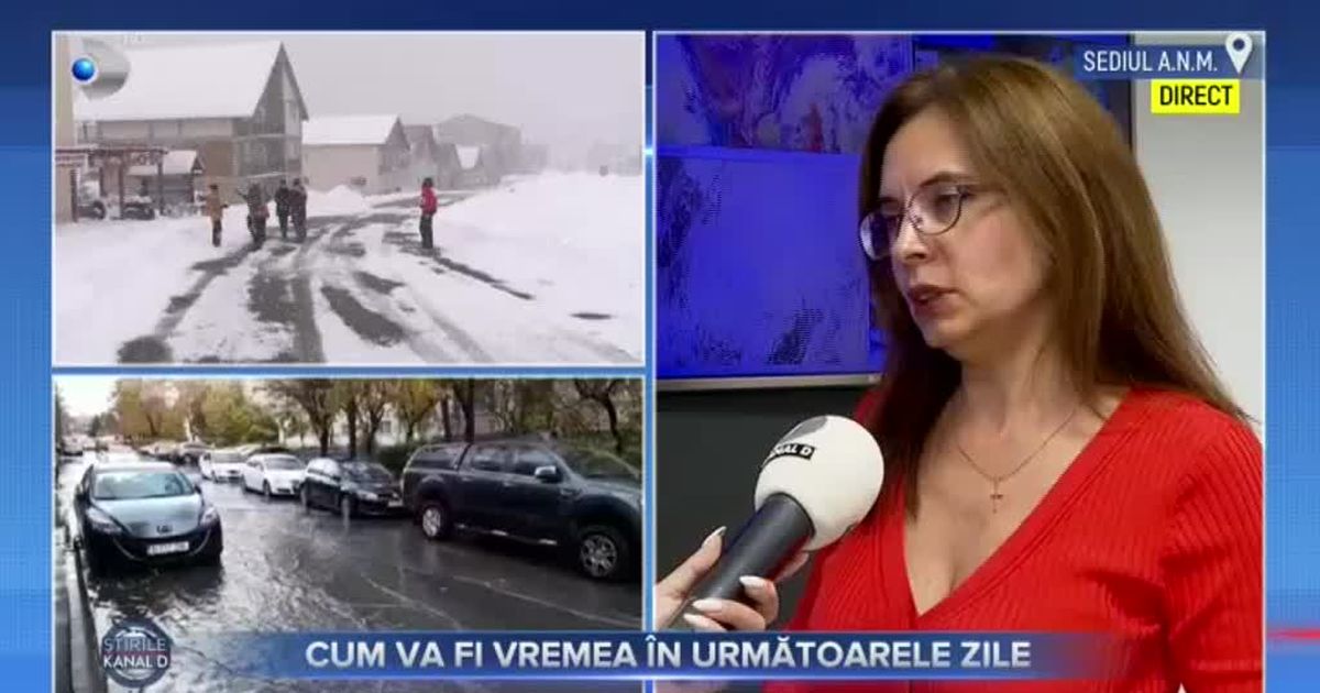 Cum va fi vremea în următoarele zile - Stirile Kanal D