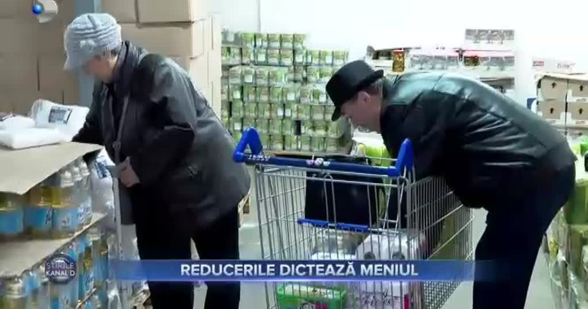 Reducerile dictează meniul - Stirile Kanal D