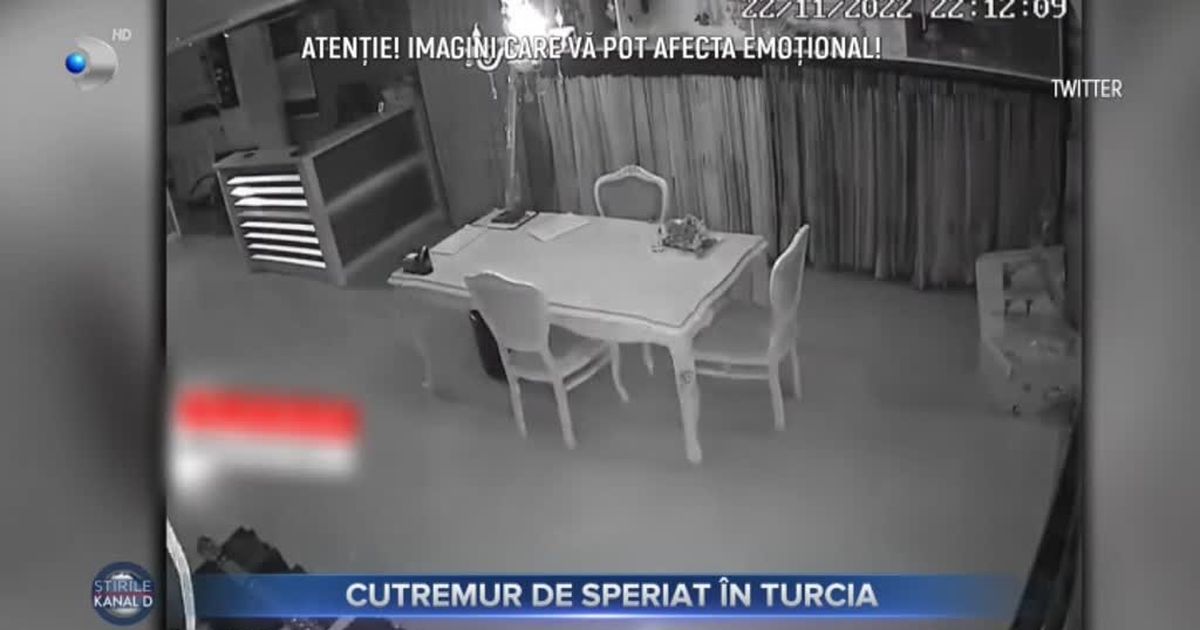 Cutremur de speriat în Turcia - Stirile Kanal D