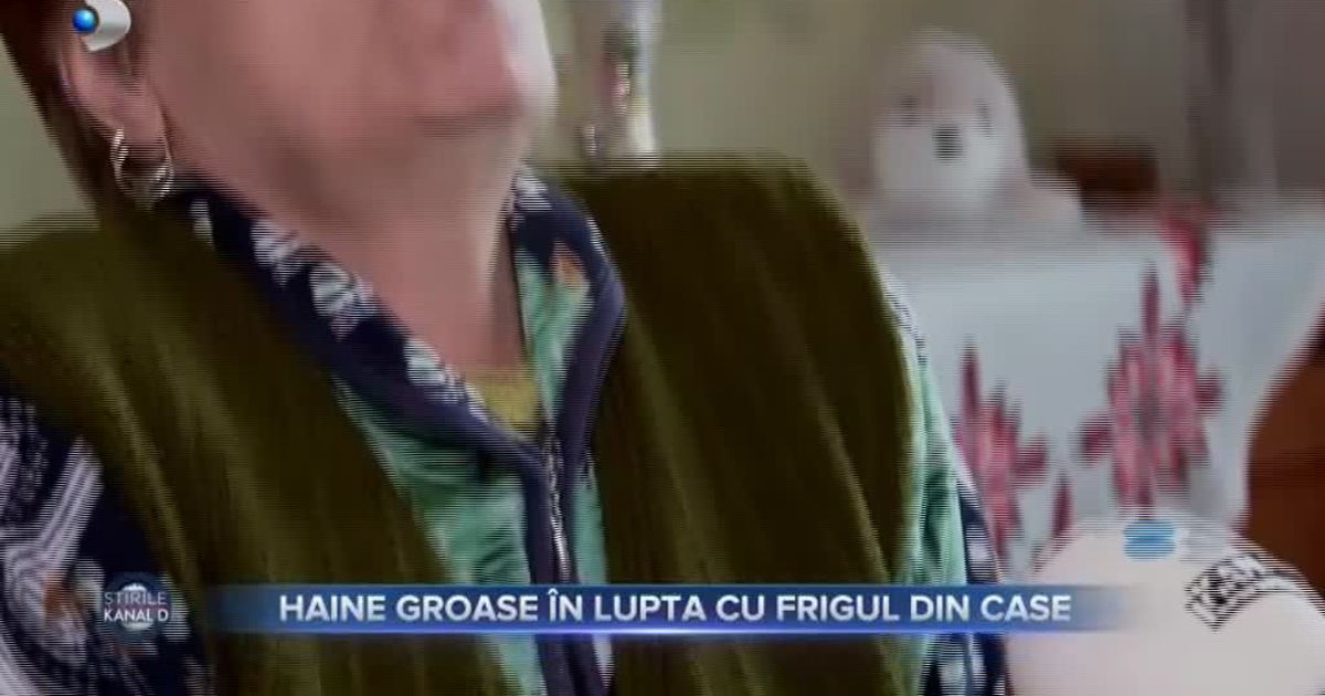 Haine groase în lupta cu frigul din case - Stirile Kanal D