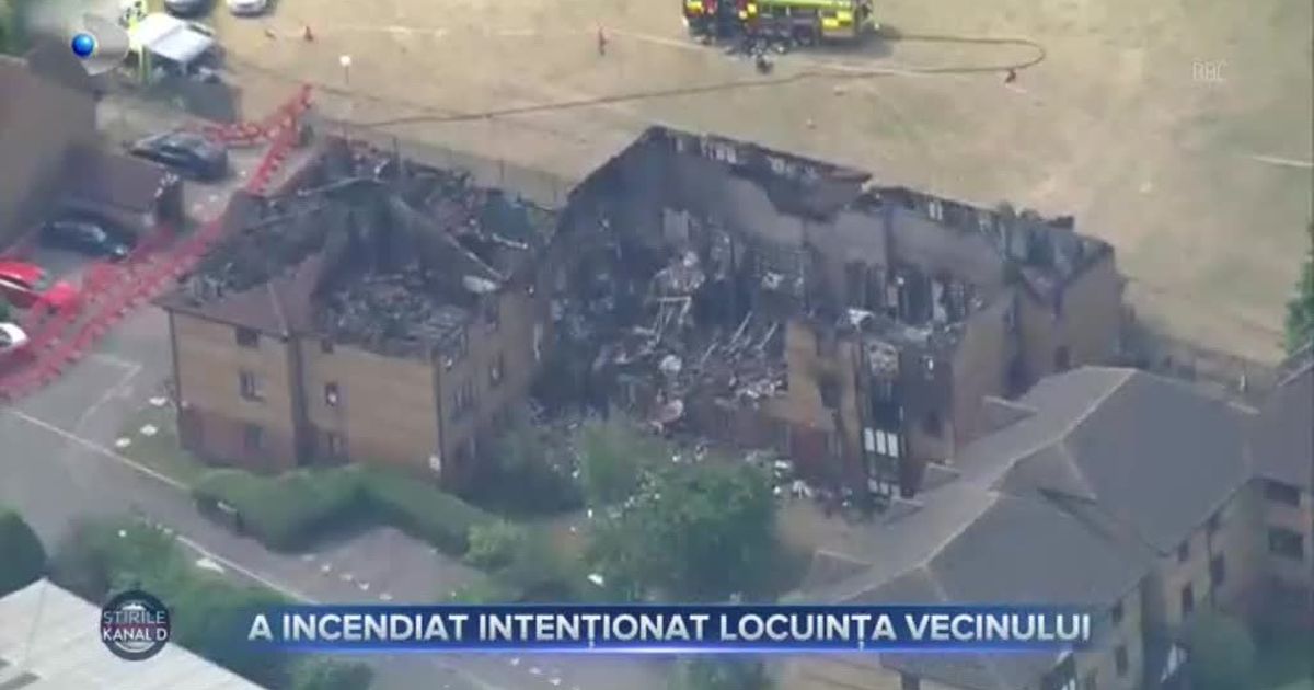 A incendiat intenționat locuința vecinului - Stirile Kanal D