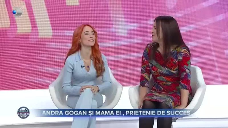 Andra Gogan și mama ei, prietenie de succes - Stirile Kanal D