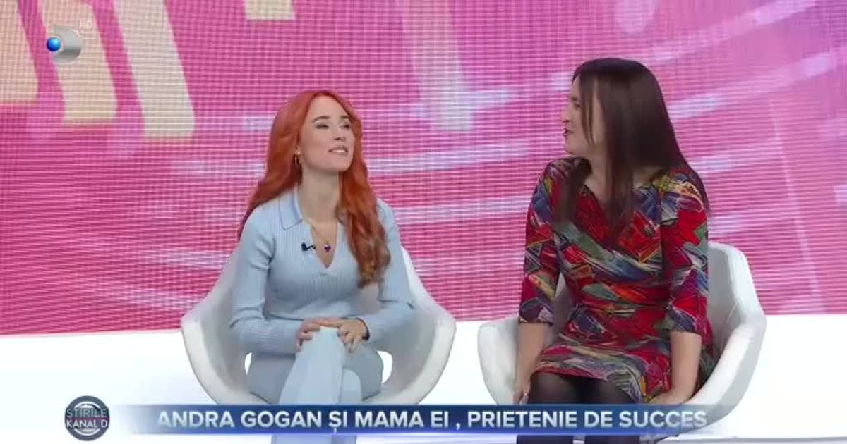 Andra Gogan și mama ei, prietenie de succes - Stirile Kanal D