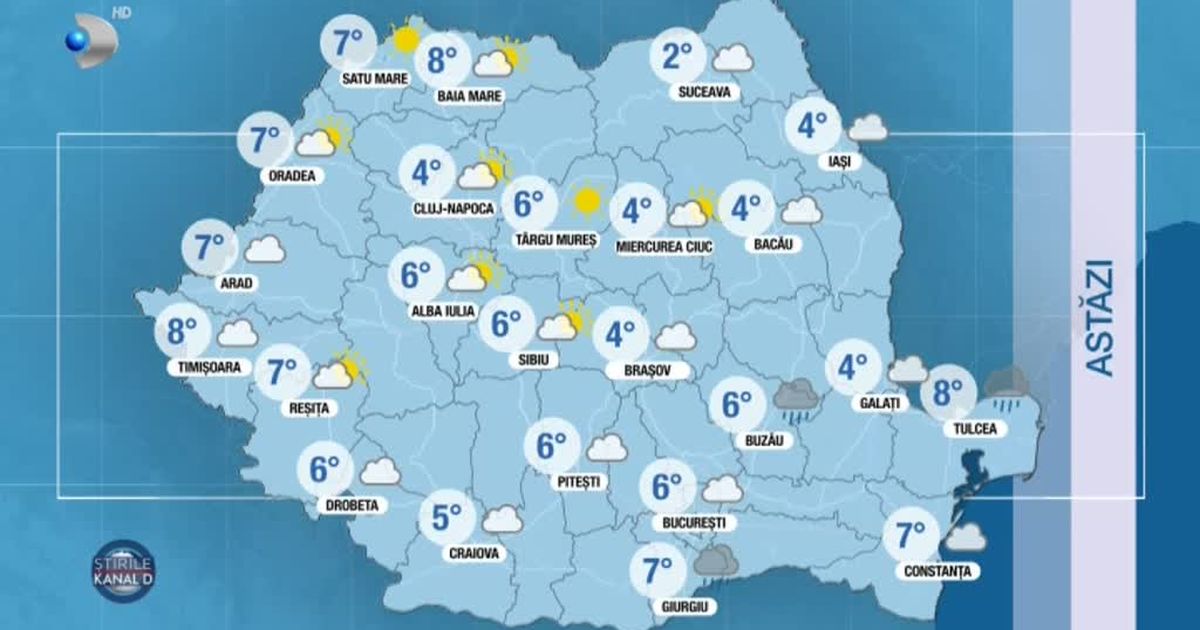 20 METEO - Stirile Kanal D
