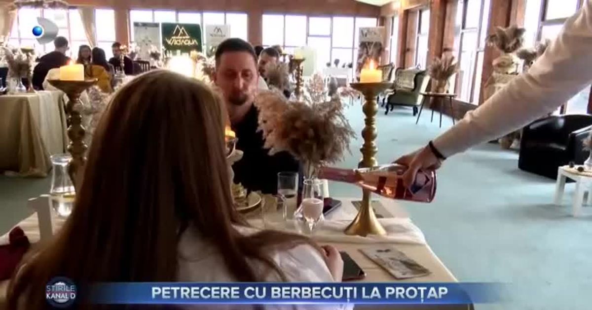 Petrecere cu berbecuți la proțap - Stirile Kanal D