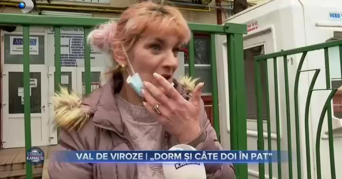Val de viroze - ” Dorm și câte doi în pat” - Stirile Kanal D