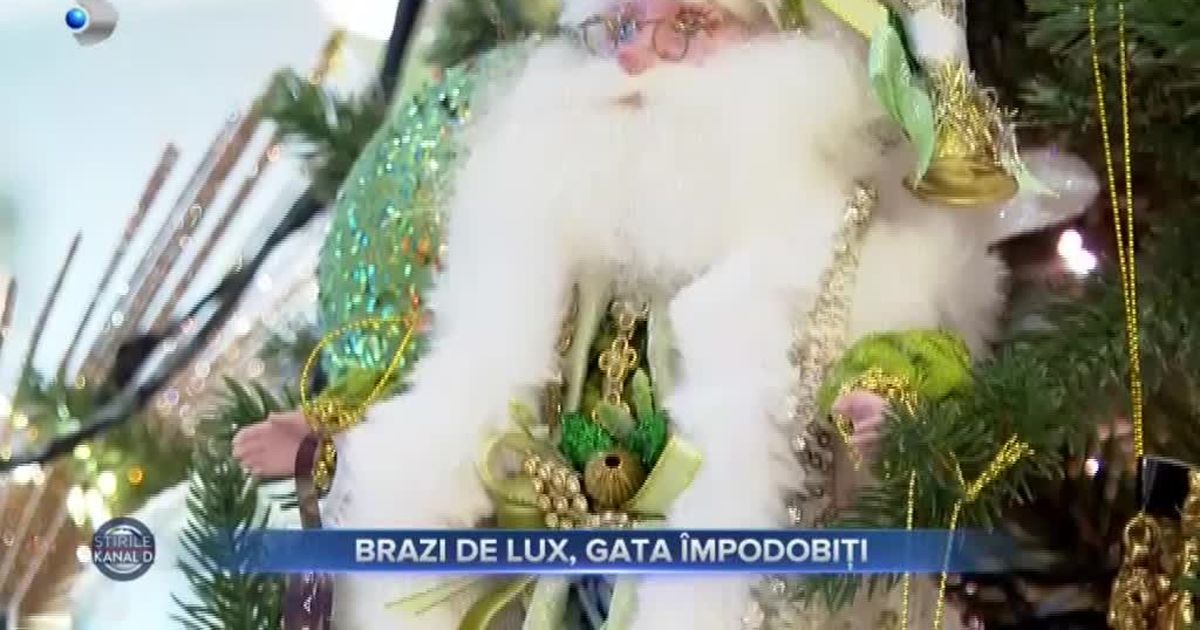 Brazi de lux, gata împodobiți - Stirile Kanal D