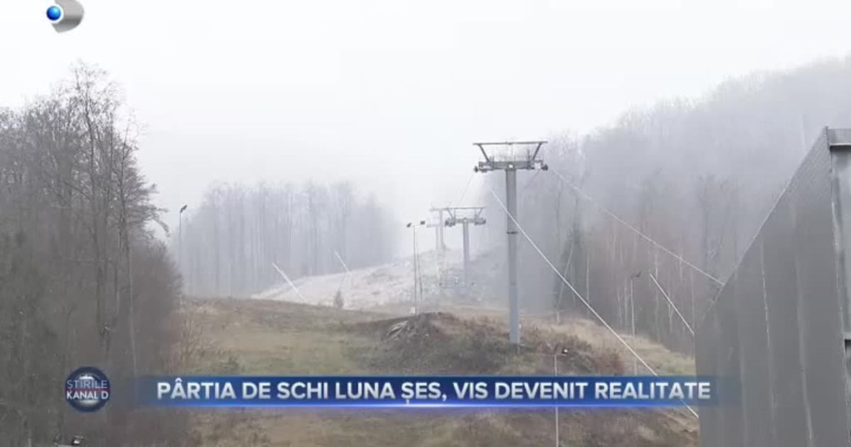 Pârtia de schi Luna Șes, vis devenit realitate - Stirile Kanal D