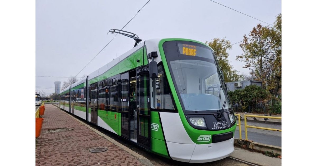 Noile tramvaie Imperio vor circula pe linia 41 începând de sâmbătă - Stirile Kanal D
