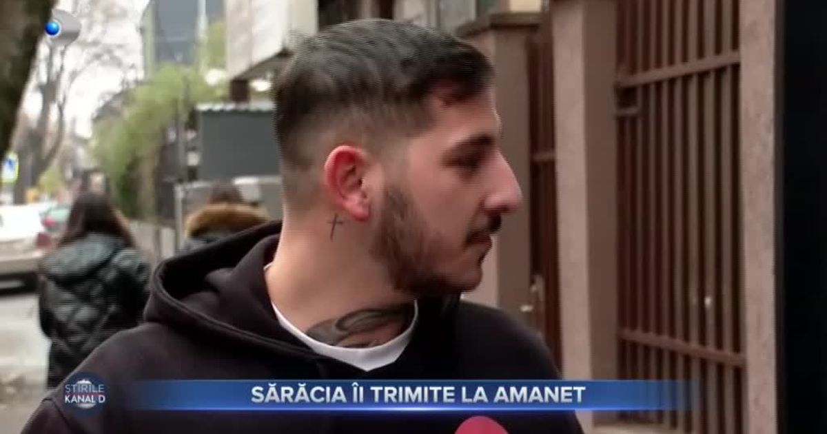 Sărăcia îi trimite la amanet - Stirile Kanal D