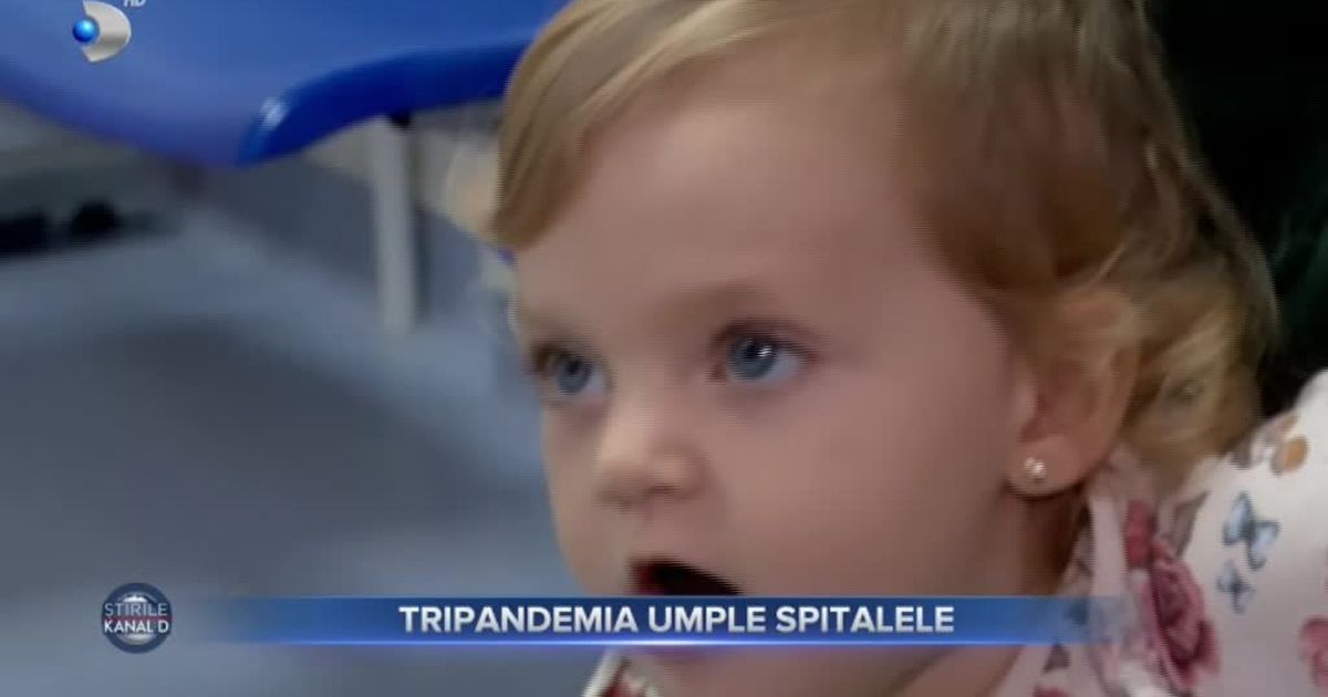 Tripandemia umple spitalele - Stirile Kanal D