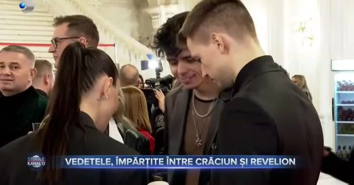 Vedetele, împărțite între Crăciun și Revelion - Stirile Kanal D