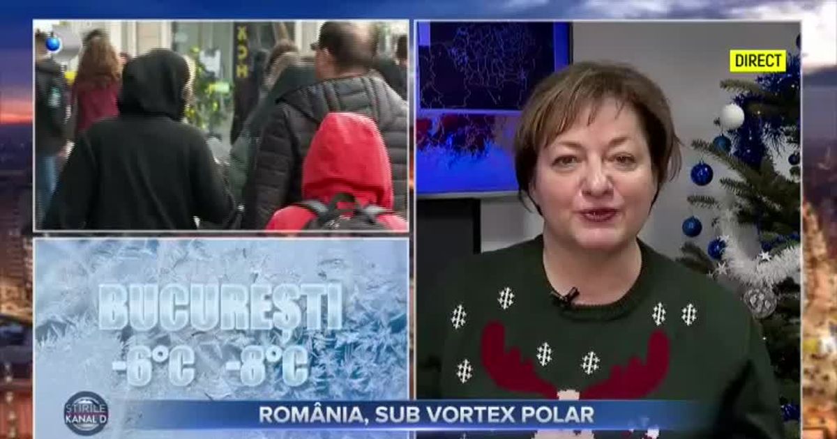 România, sub vortex polar - Stirile Kanal D