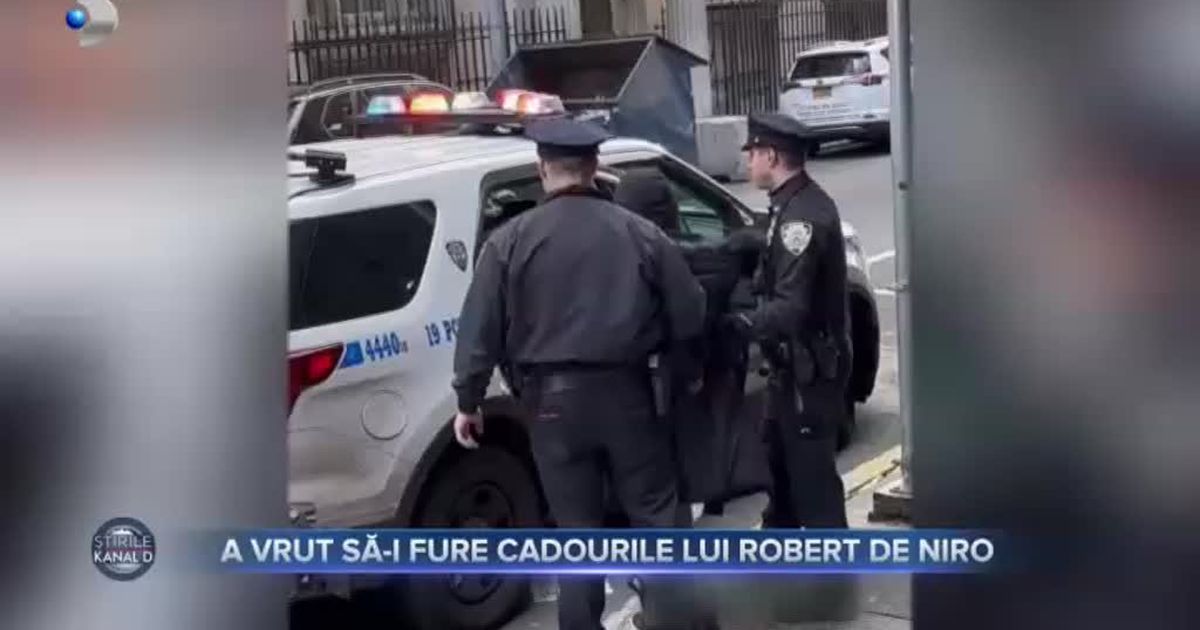 A vrut să-i fure cadourile lui Robert de Niro - Stirile Kanal D