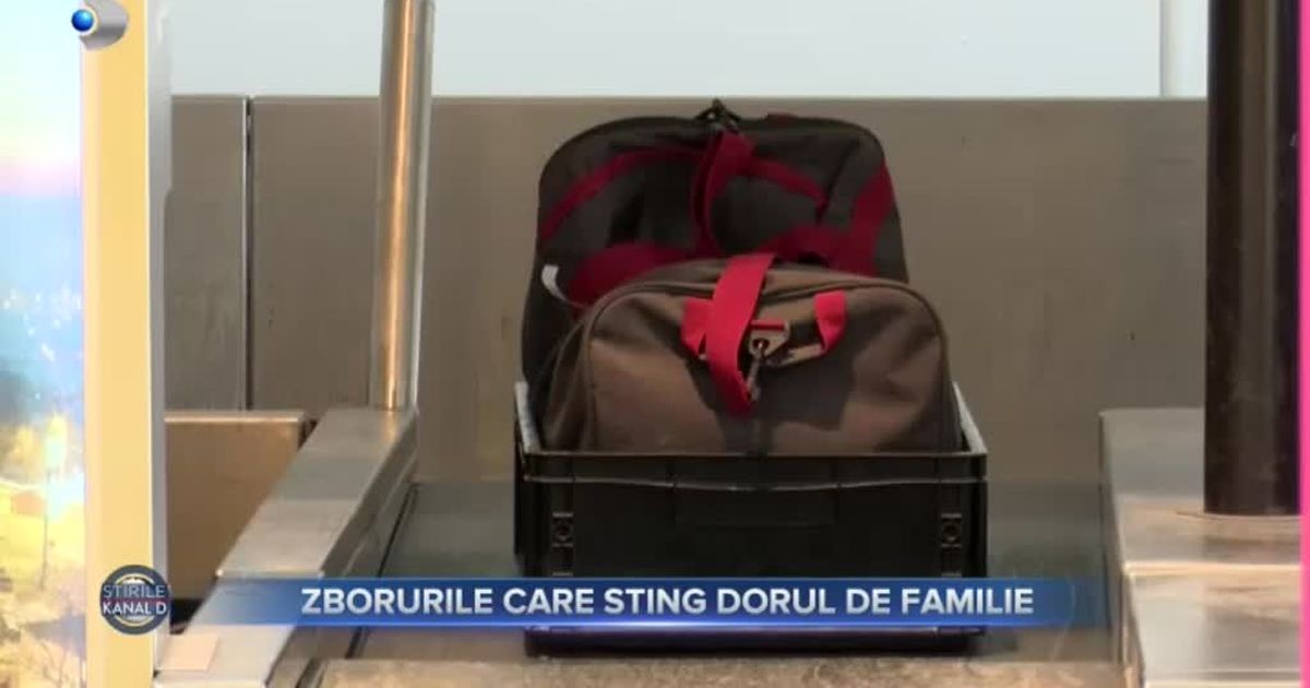 Zborurile care sting dorul de familie - Stirile Kanal D