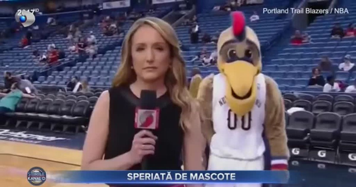 Speriată de mascote - Stirile Kanal D