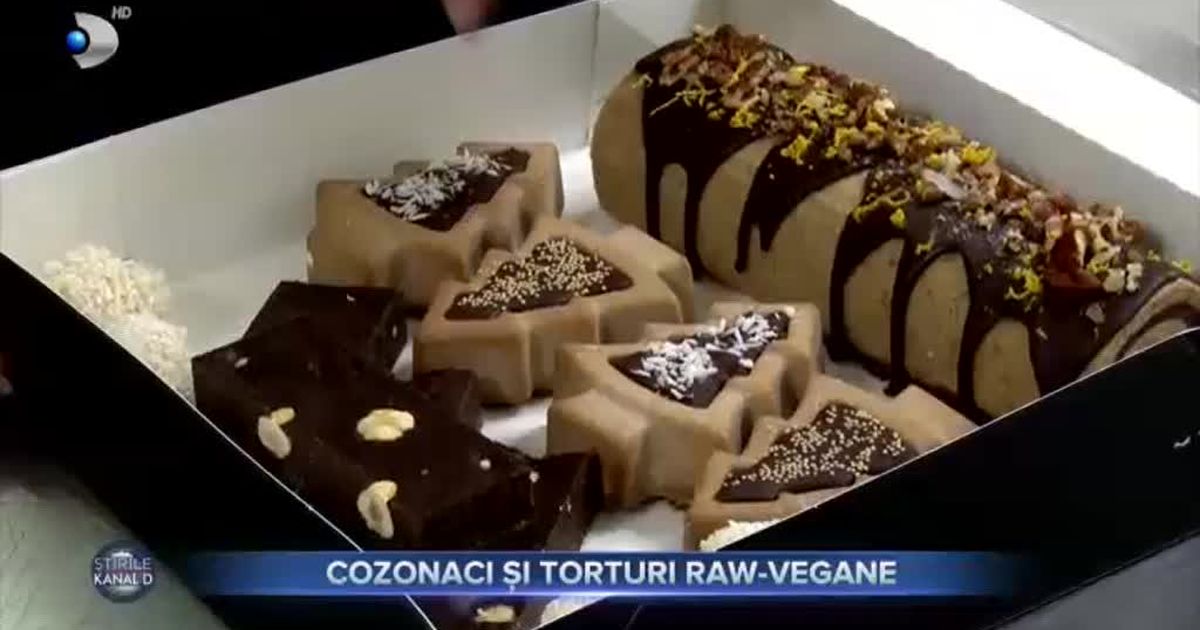 Cozonaci și torturi raw-vegane - Stirile Kanal D