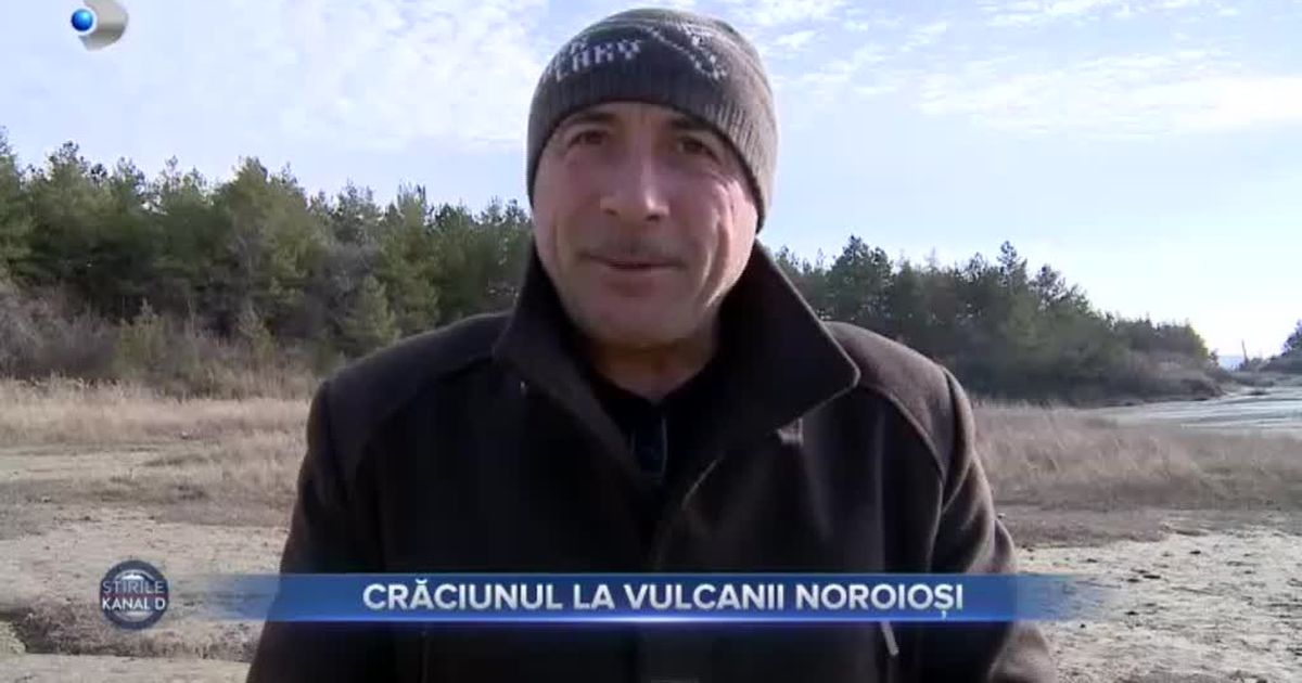 Crăciunul la vulcanii noroioși - Stirile Kanal D