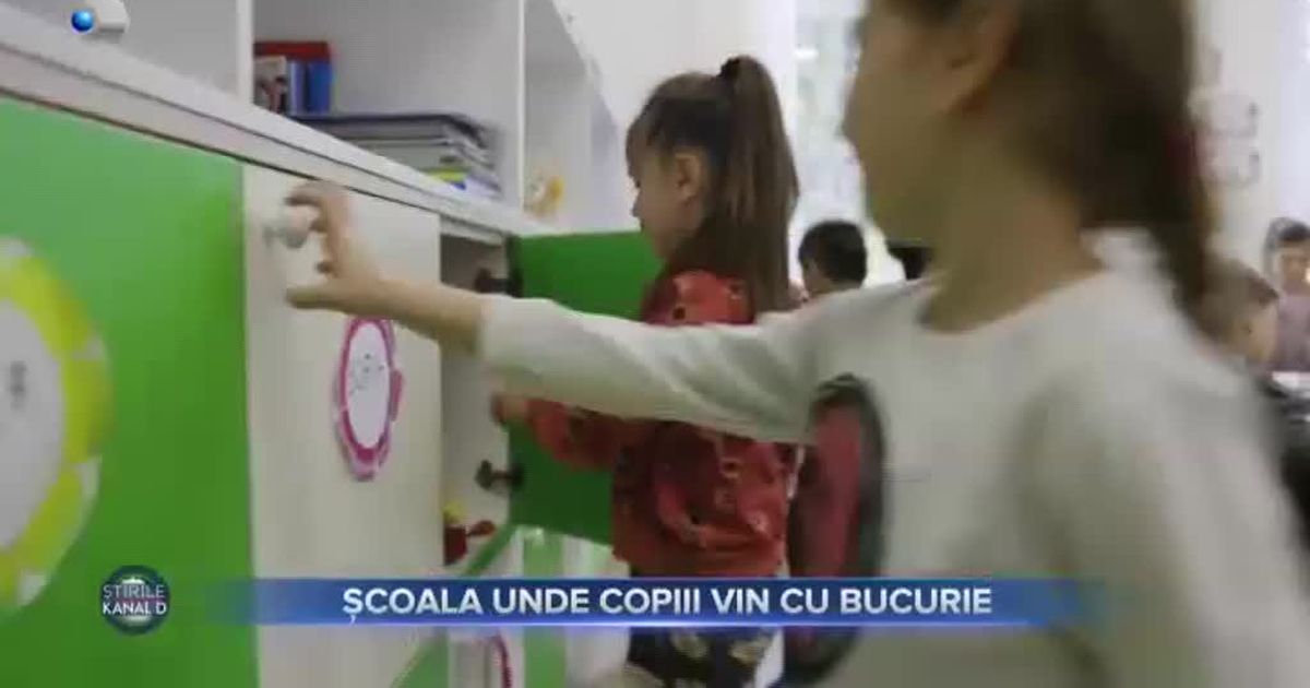 Școala unde copiii vin cu bucurie - Stirile Kanal D