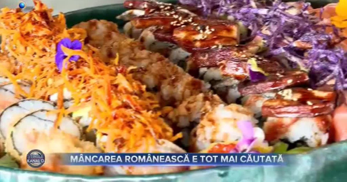 Mâncarea românească e tot mai căutată - Stirile Kanal D