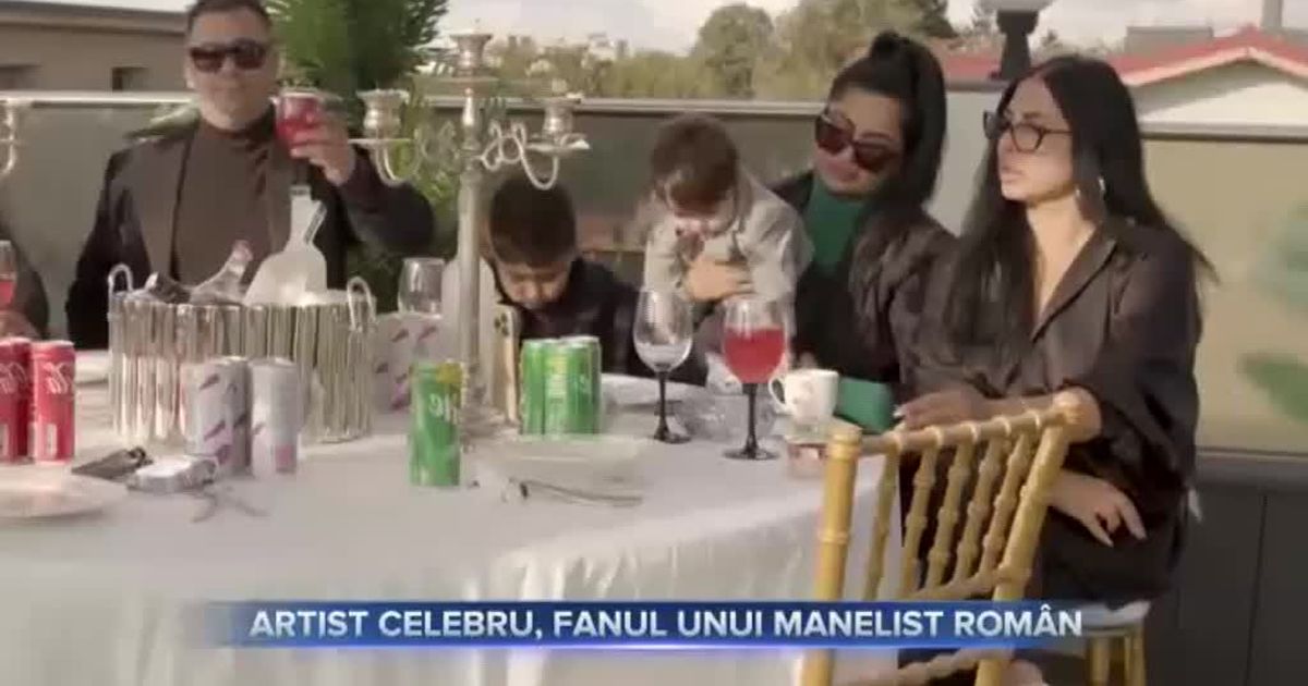 Artist celebru, fanul unui manelist român - Stirile Kanal D