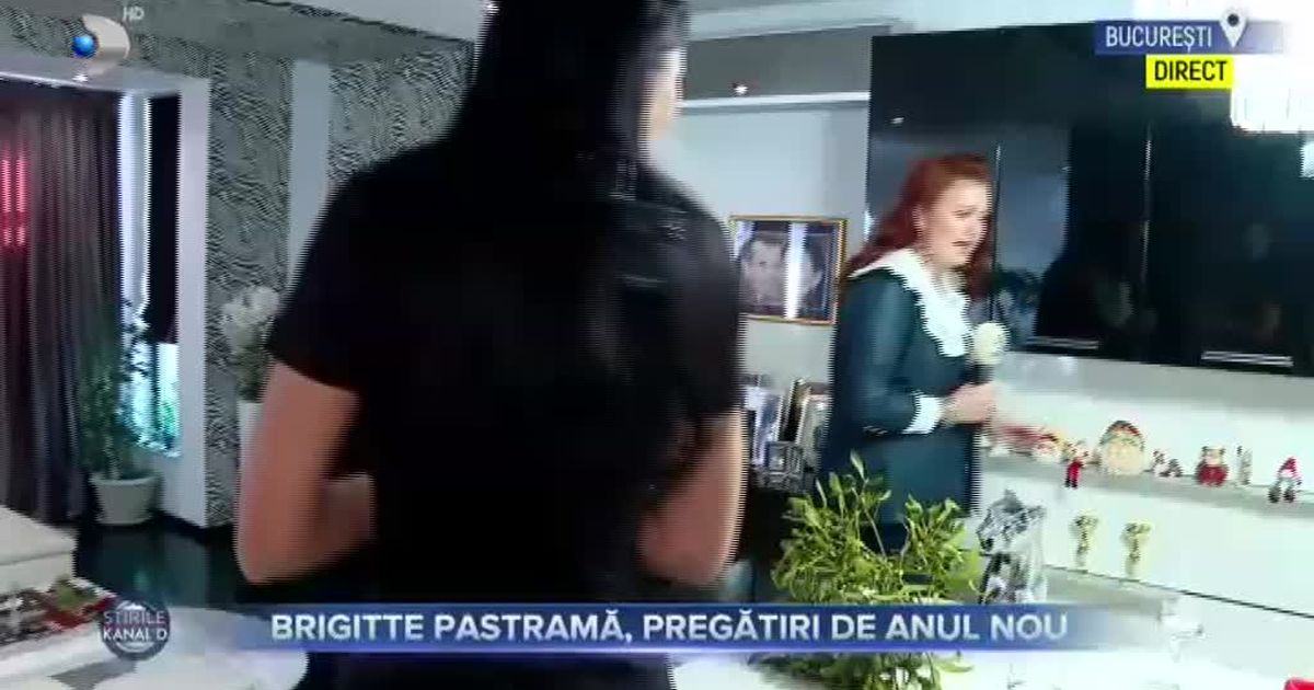 Brigitte Pastramă. pregătiri de Anul Nou - Stirile Kanal D