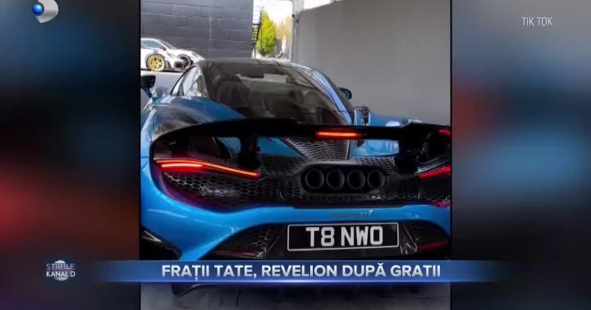 Frații Tate, revelion după gratii - Stirile Kanal D