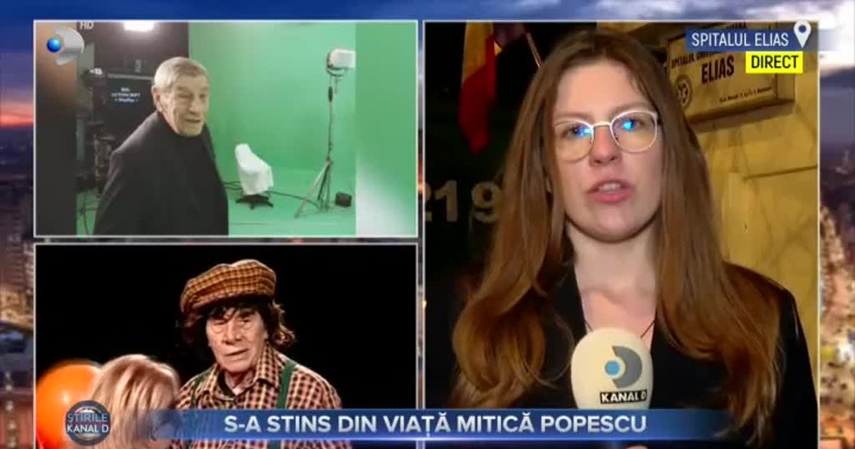 S-a stins din viață Mitică Popescu - Stirile Kanal D