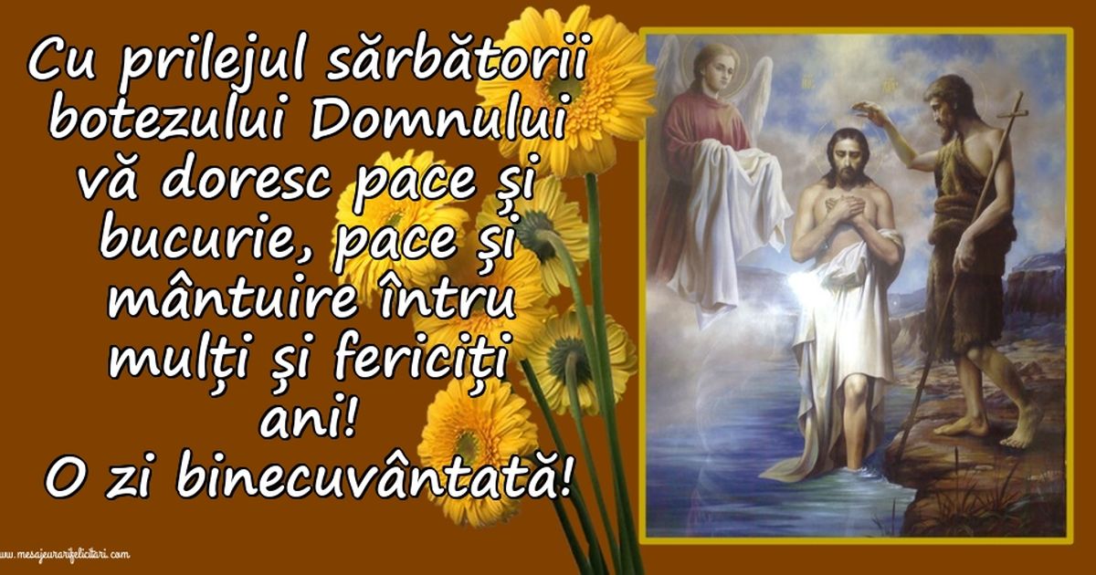 Mesaje de Bobotează 2023. Urări, felicitări și imagini cu text de ...