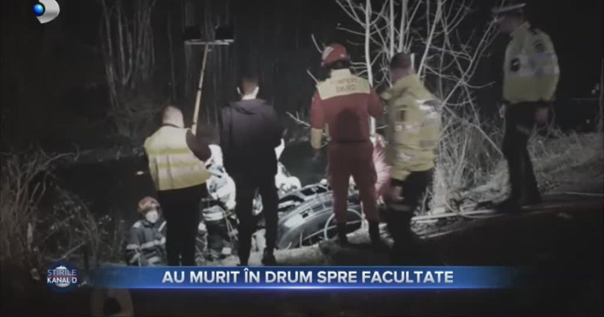 Au murit în drum spre facultate - Stirile Kanal D