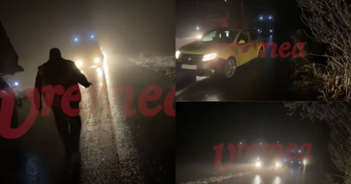 Imagini incredibile pe un drum județean din Vaslui! Drumarii s-au luat la bătaie cu un consilier ...