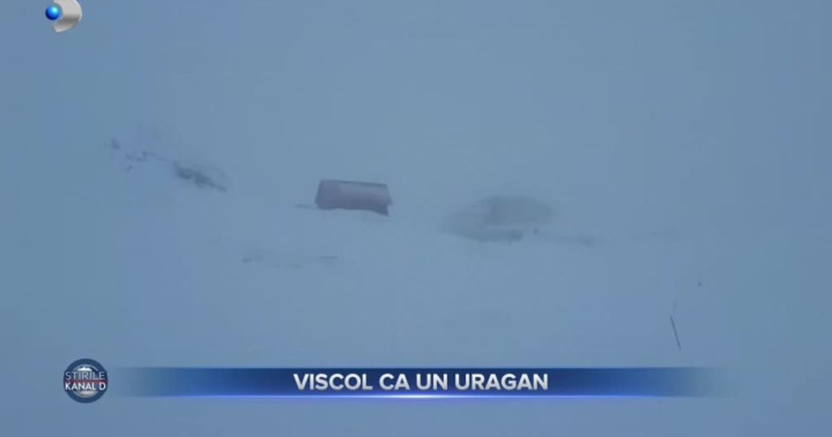 Viscol ca un uragan - Stirile Kanal D
