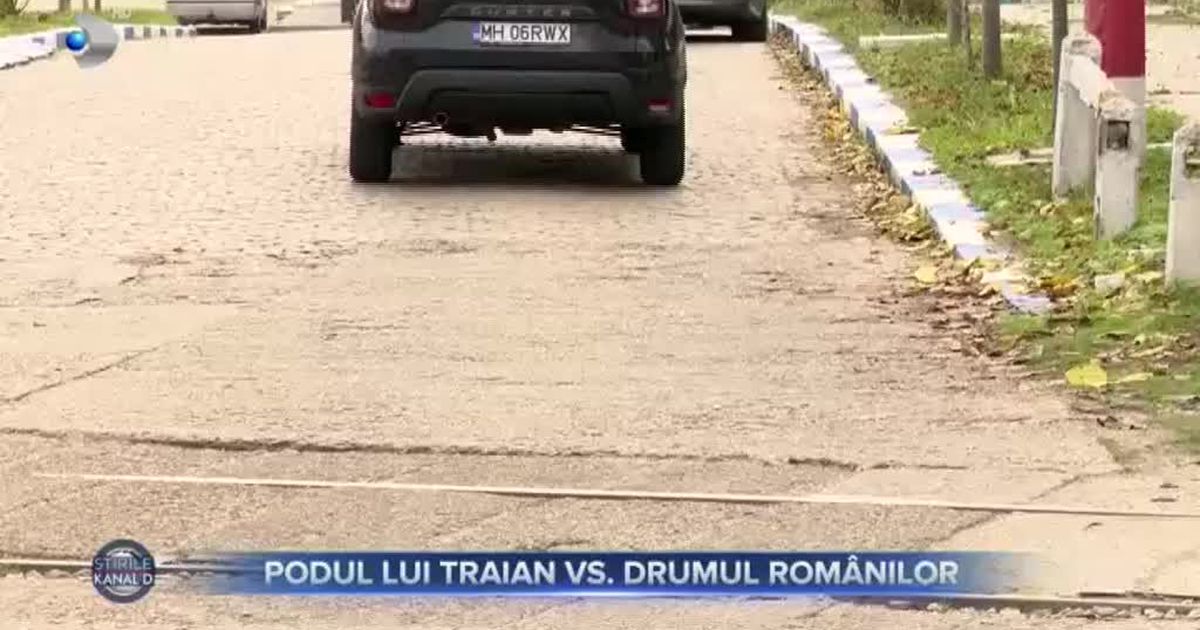 Podul lui Traian vs drumul românilor - Stirile Kanal D