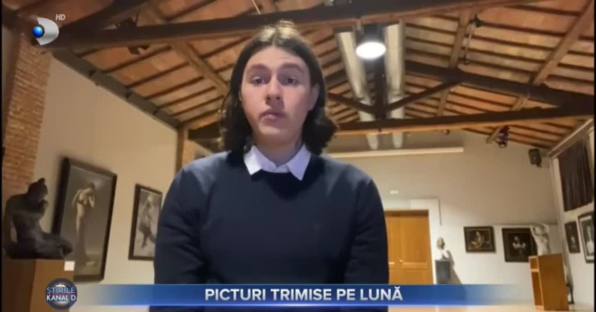 Picturi trimise pe Lună - Stirile Kanal D
