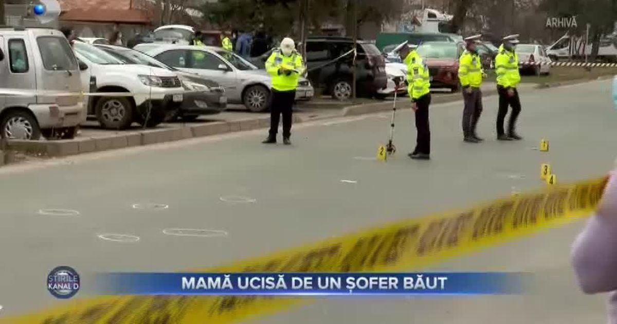 Mamă ucisă de un șofer băut - Stirile Kanal D