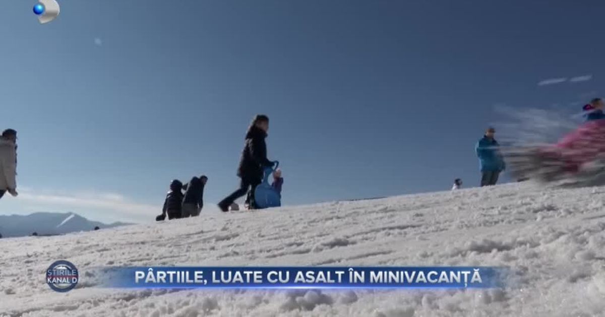 Pârtiile, luate cu asalt în minivacanță - Stirile Kanal D