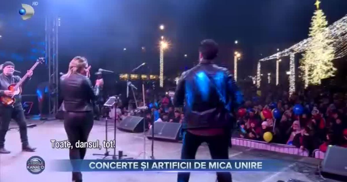 Concerte și artificii de Mica Unire - Stirile Kanal D
