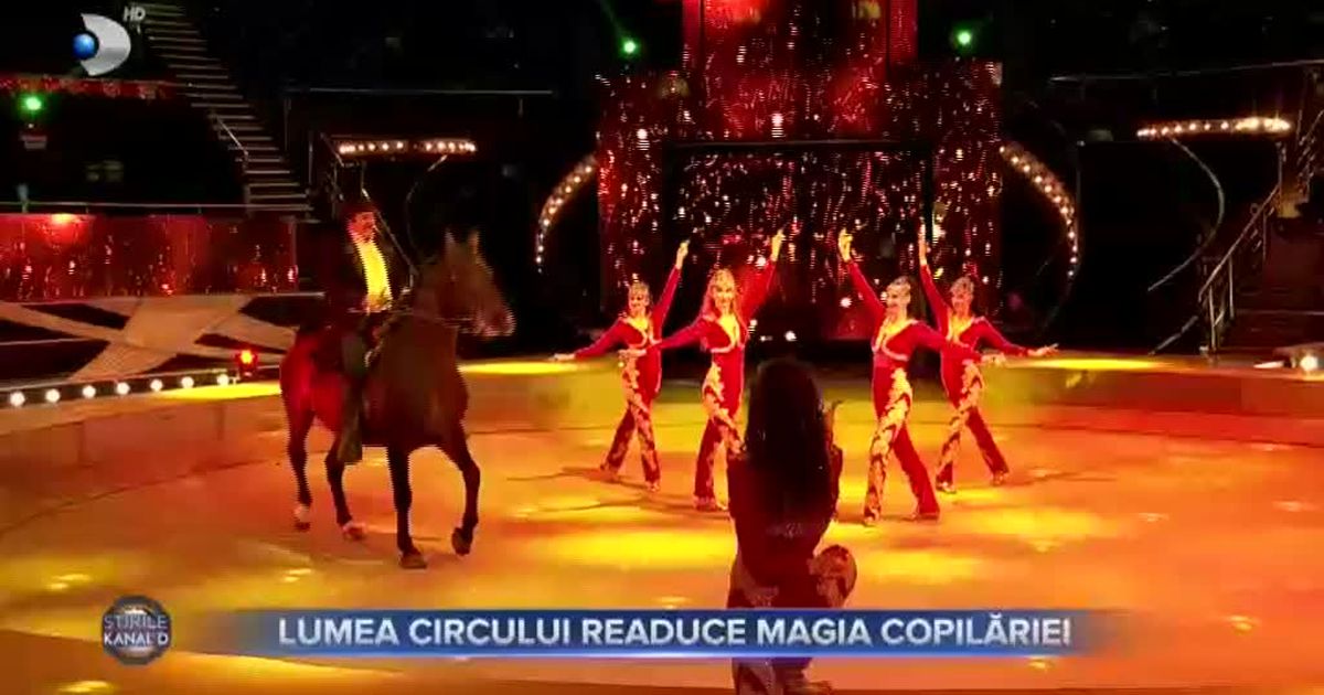 Lumea circului readuce magia copilăriei - Stirile Kanal D
