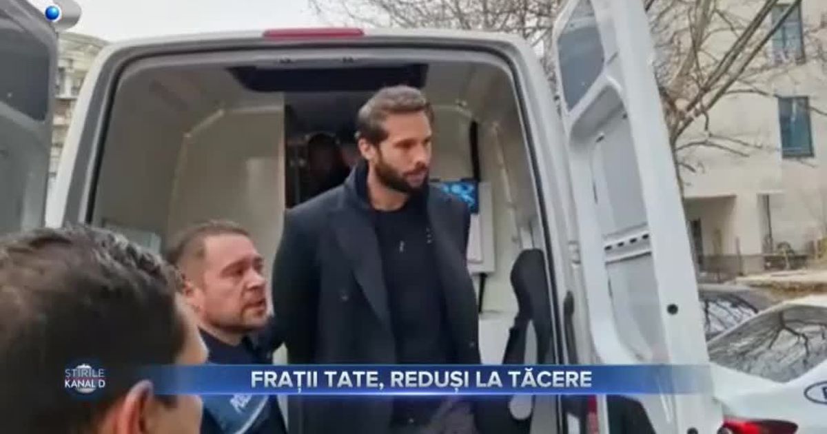 Frații Tate, reduși la tăcere - Stirile Kanal D