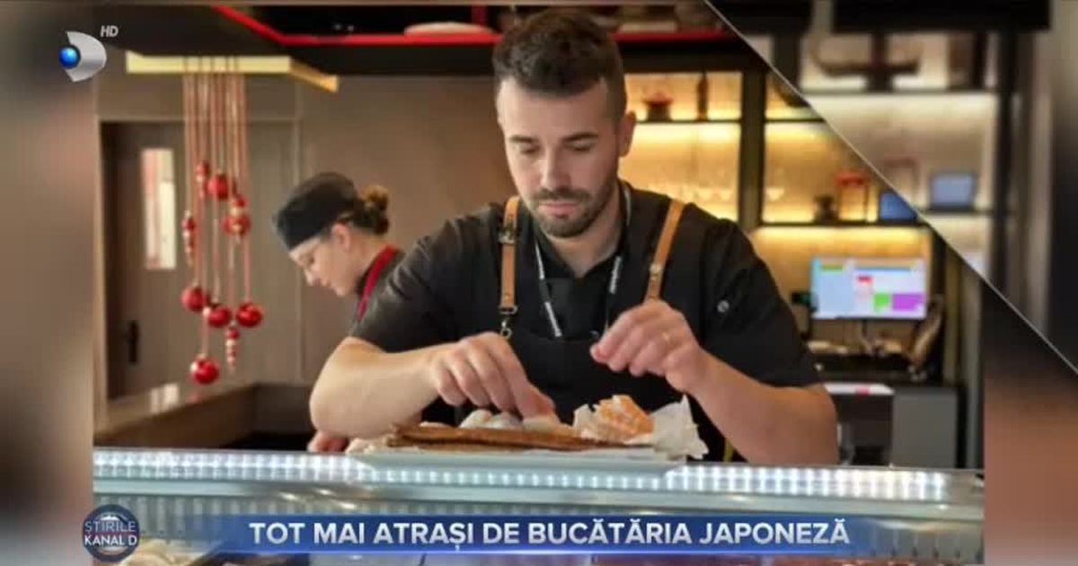 Tot mai atrași de bucătăria japoneză - Stirile Kanal D