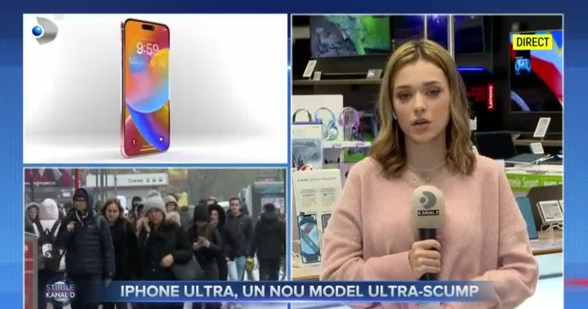 Iphone Ultra, un nou model ultra-scump - Stirile Kanal D