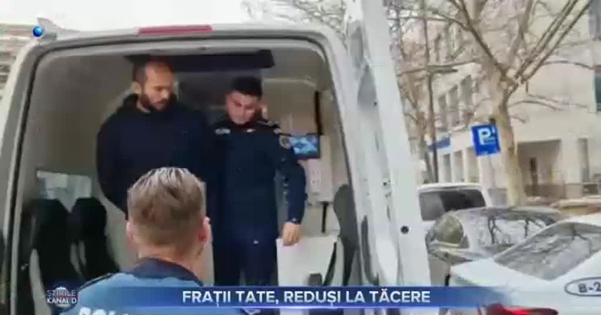 Frații Tate, reduși la tăcere - Stirile Kanal D
