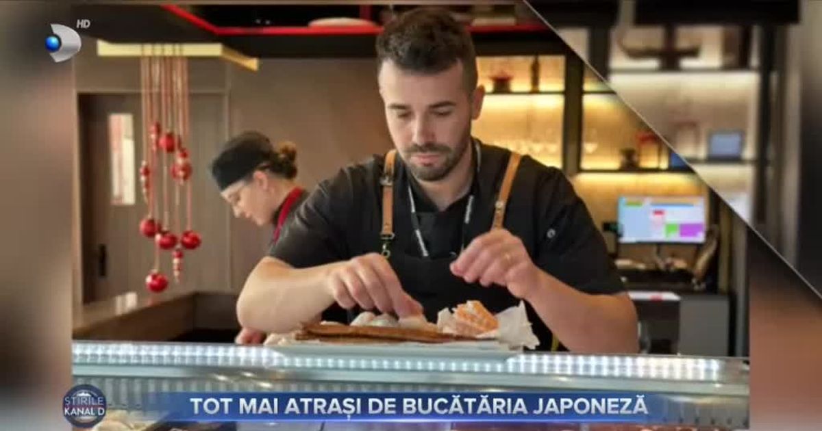 Tot mai atrași de bucătăria japoneză - Stirile Kanal D