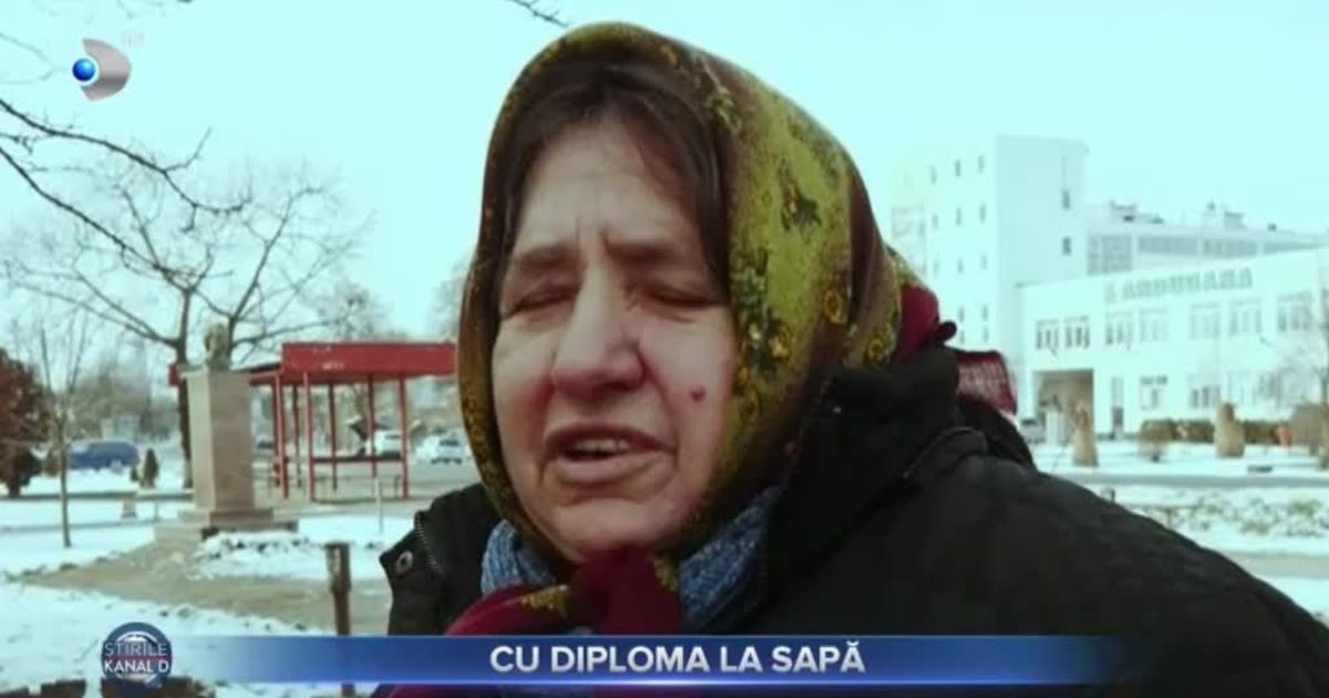 Cu diploma la sapă - Stirile Kanal D