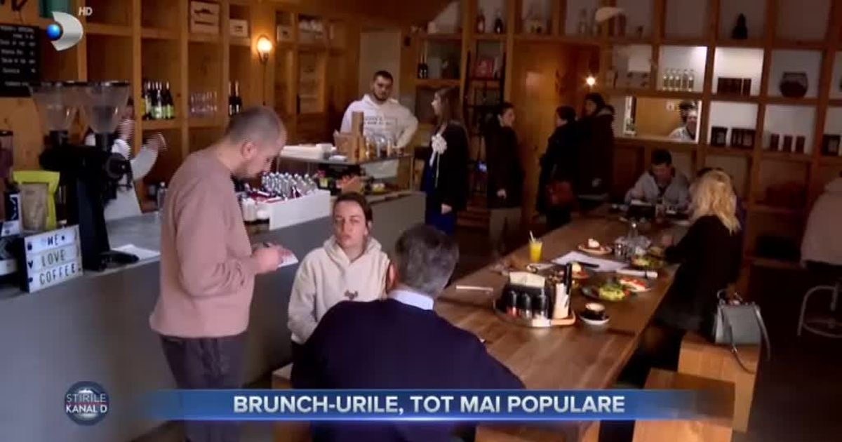 Brunch-urile, tot mai populare - Stirile Kanal D