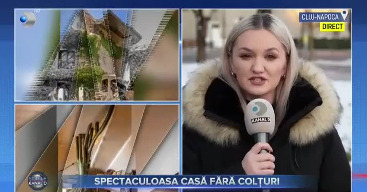 Spectaculoasa casă fără colțuri - Stirile Kanal D