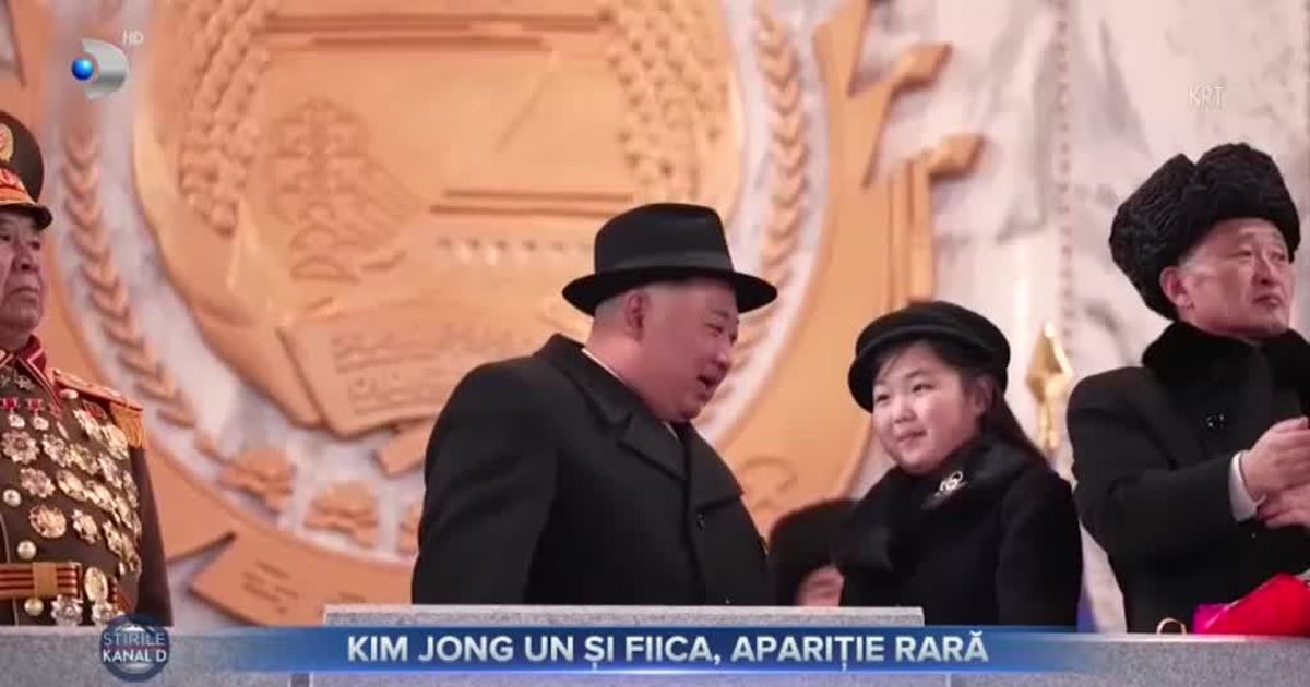 Kim Jong Un și fiica, apariție rară - Stirile Kanal D