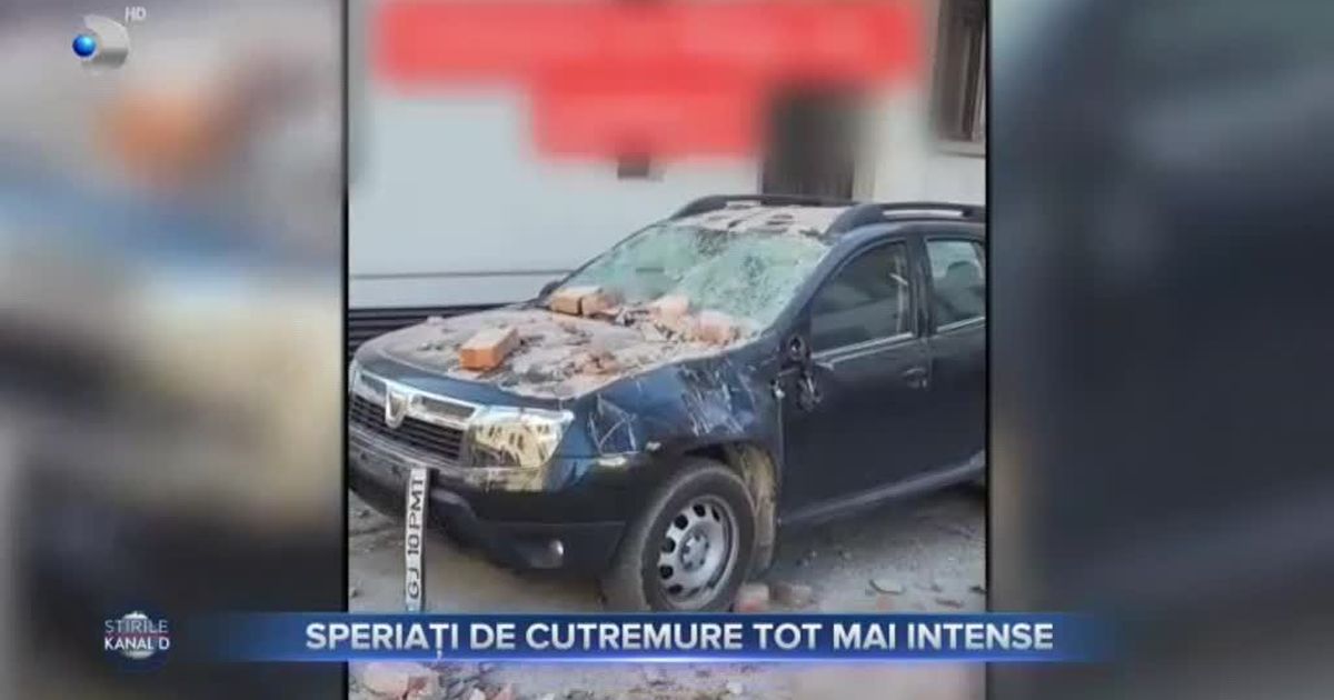 Speriați de cutremure tot mai intense - Stirile Kanal D